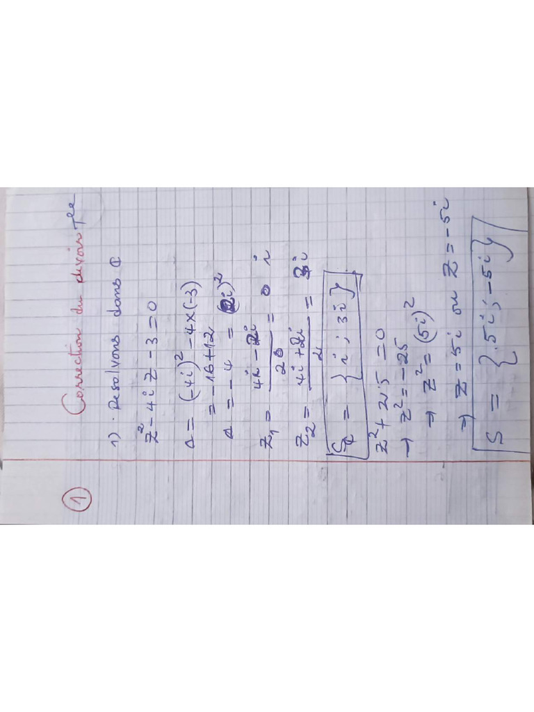 Correction Maths Tle | PDF