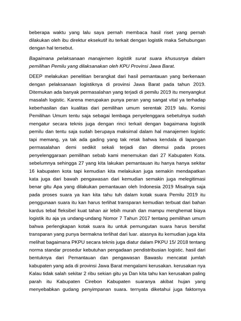 Wawancara Deep | PDF