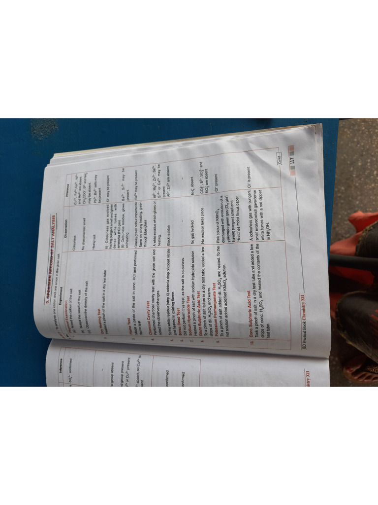 Salt Analysis 5 Barium Chloride | PDF