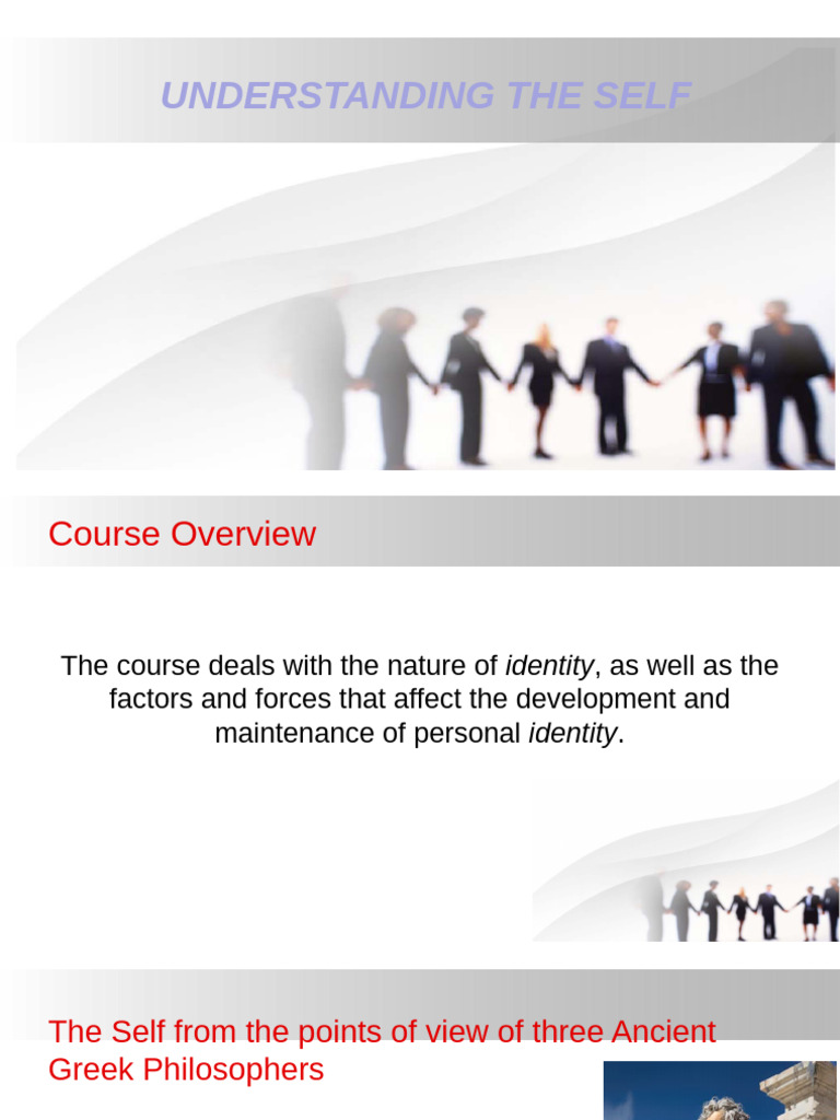 Understanding The Self Intro | PDF
