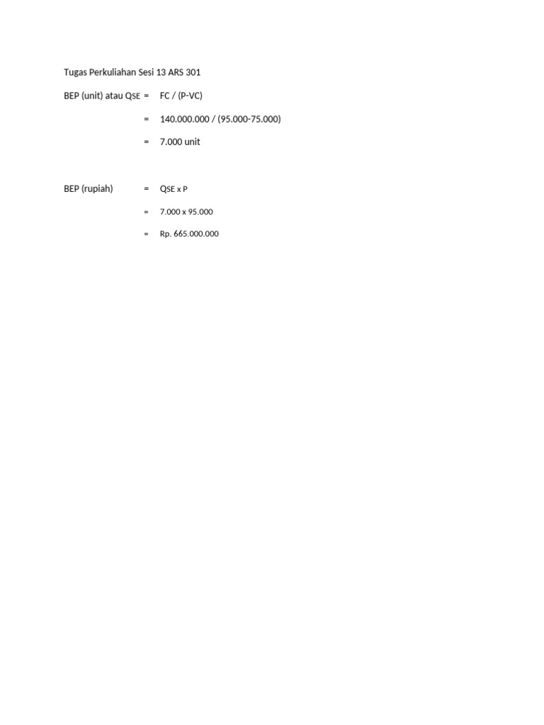 Tugas Perkuliahan Sesi 13 ARS 301 | PDF