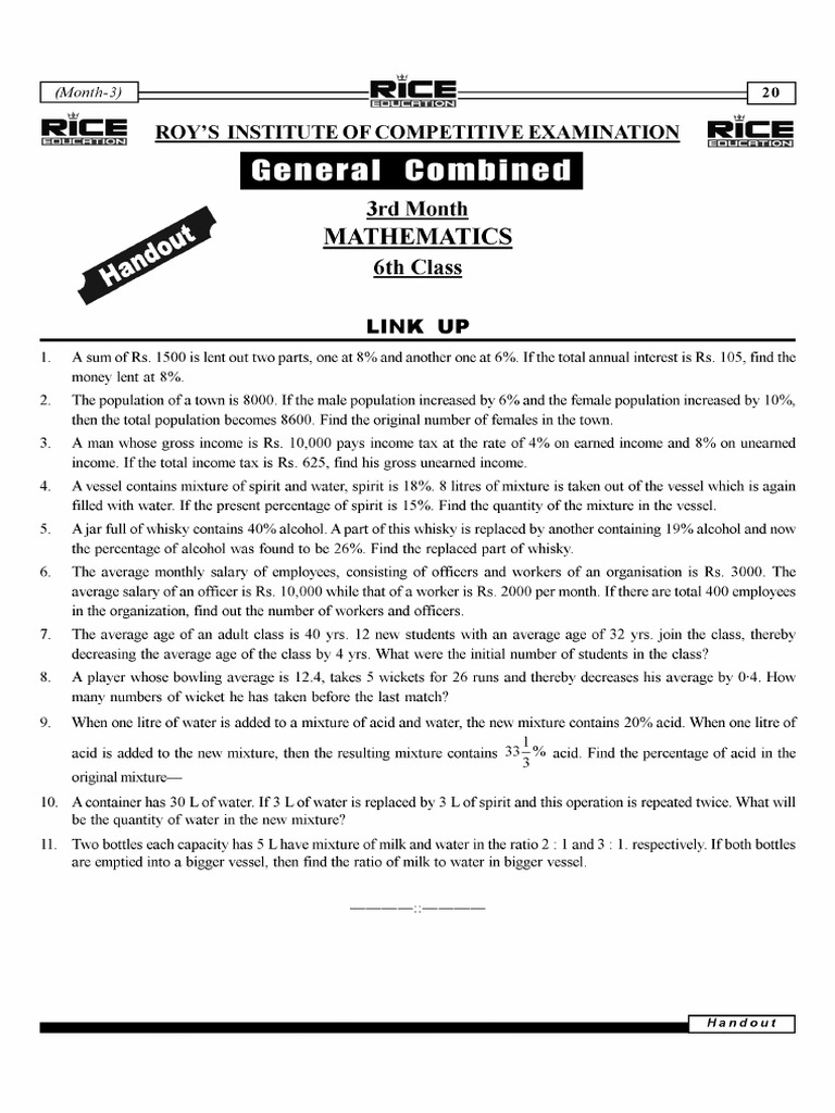 Asset-V1 RICE+45 1 4335+2021 Q1+type@asset+block@Math SM 3 Class 6 HO | PDF