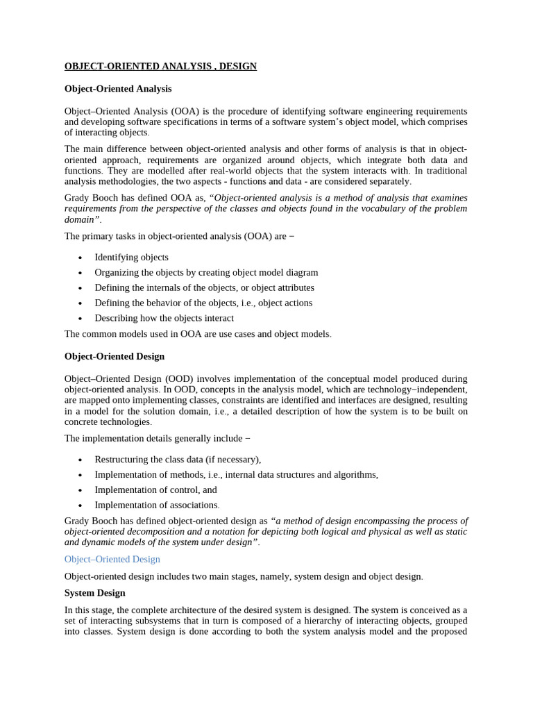Ooad Pdf