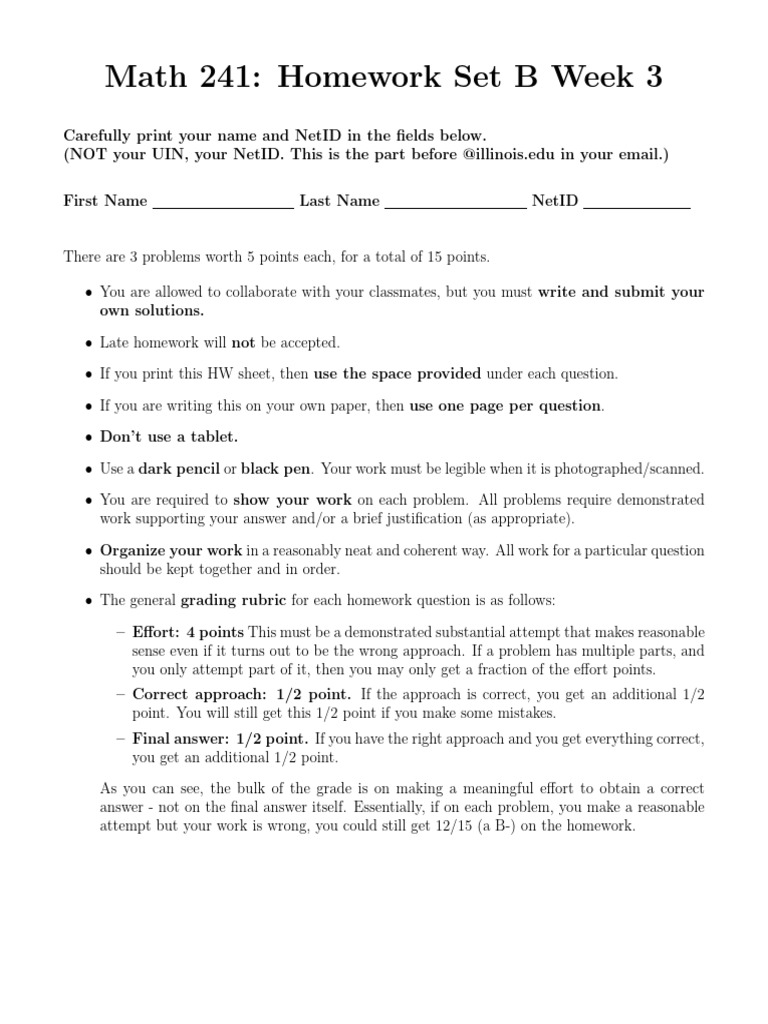 HW Set B Week 3 | PDF | Mathematical Logic | Mathematical Analysis