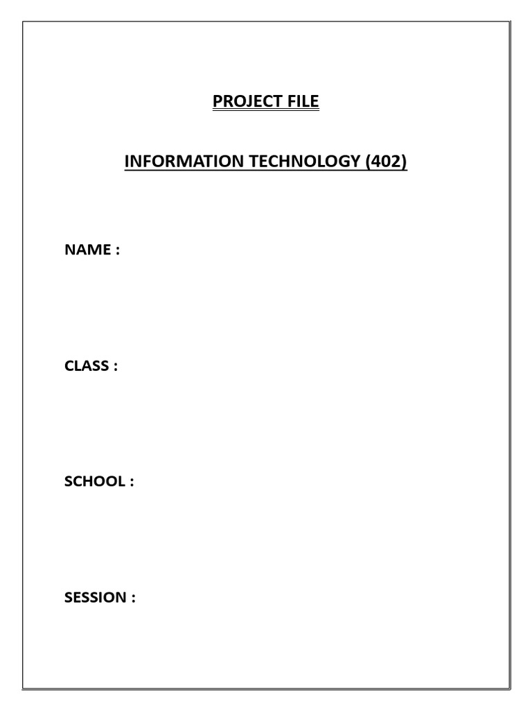 Class X Project 2024-25 | PDF