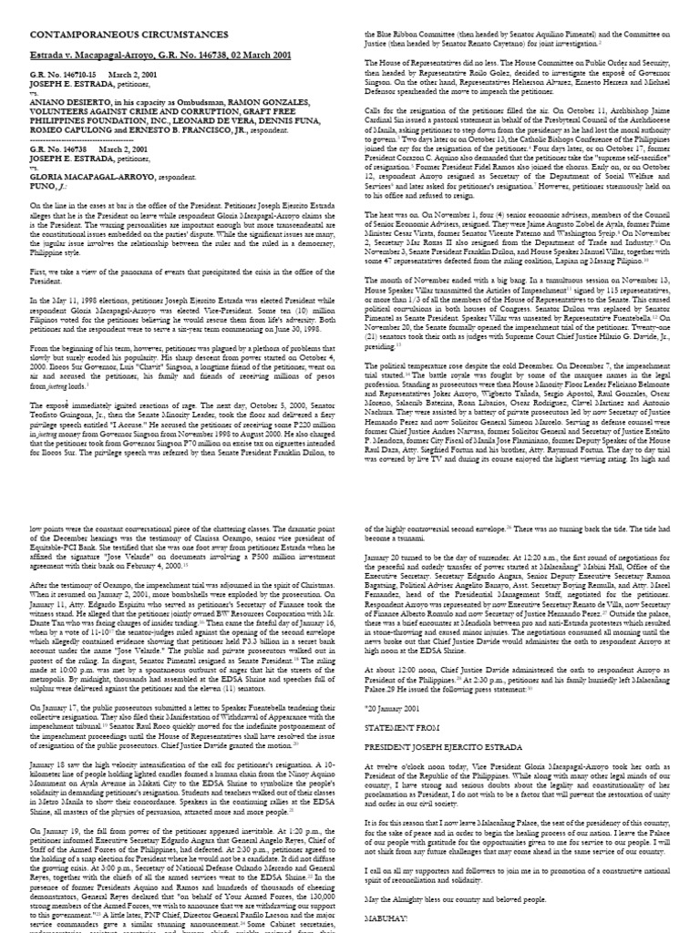 Contemporaneous Circumstances | PDF