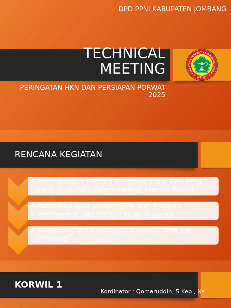 TECHNICAL MEETING | PDF
