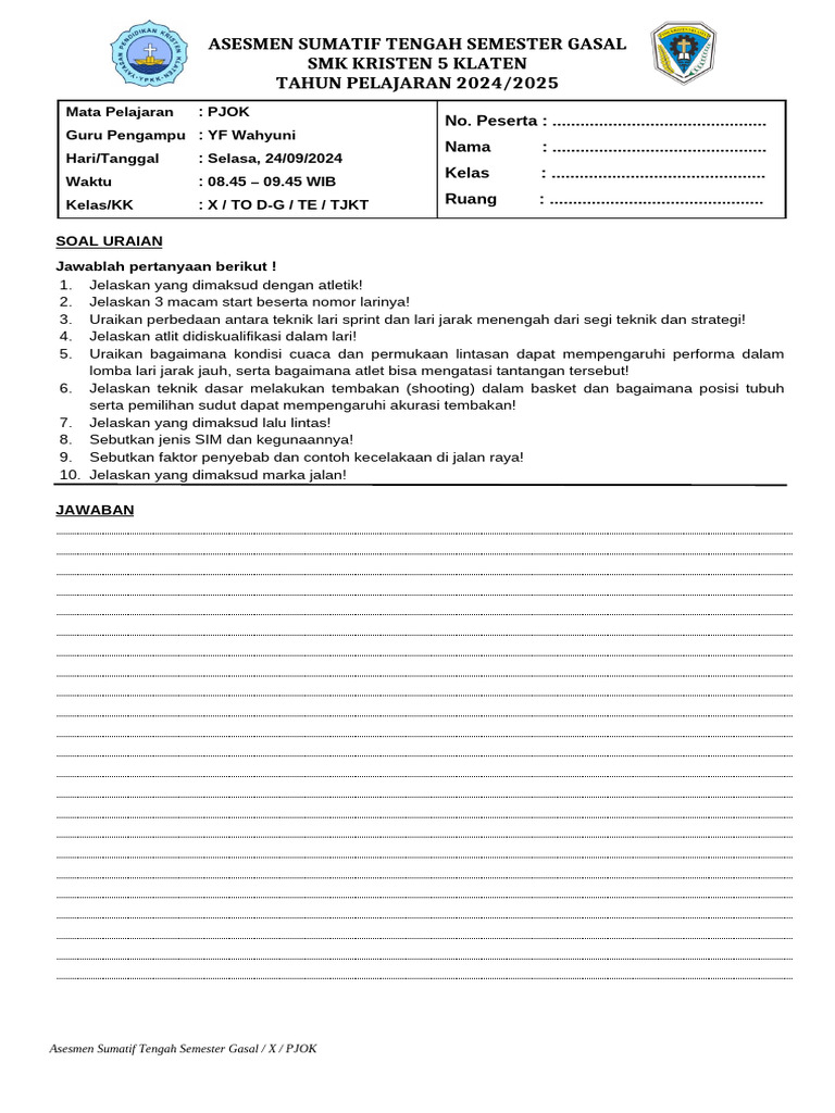 Master Soal ASTS | PDF