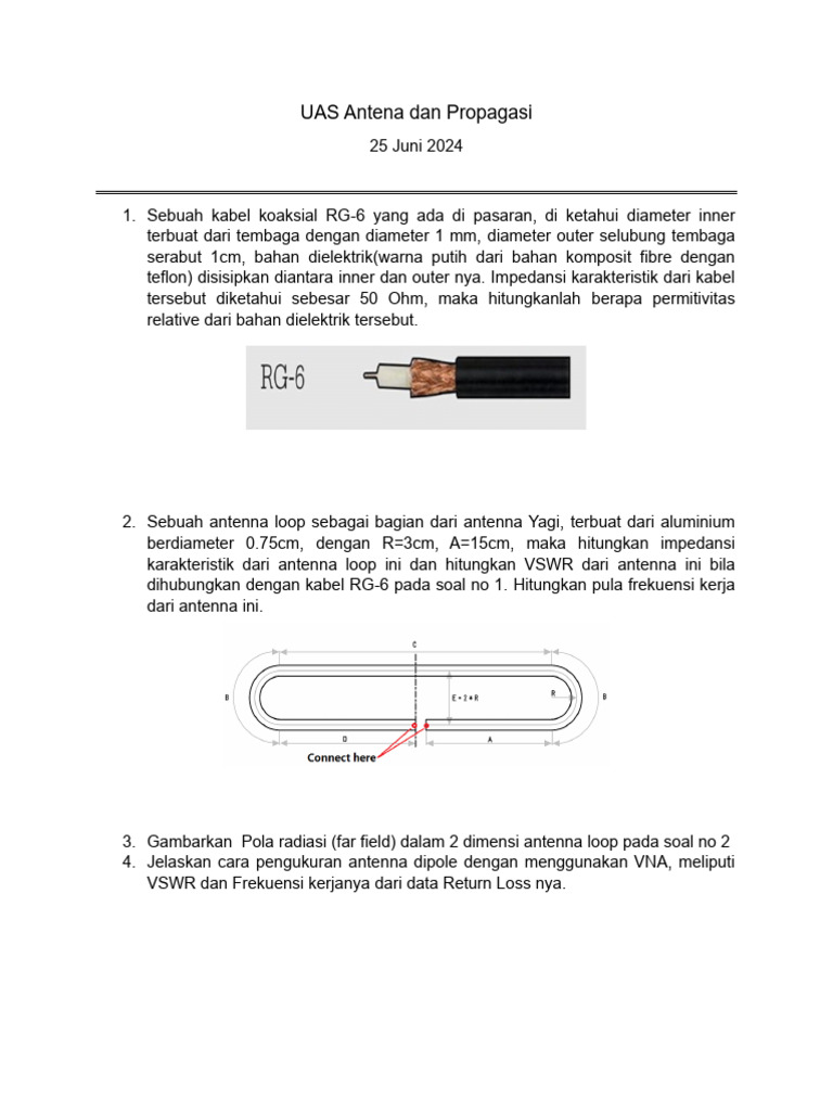 UAS Antena Dan Propagasi | PDF