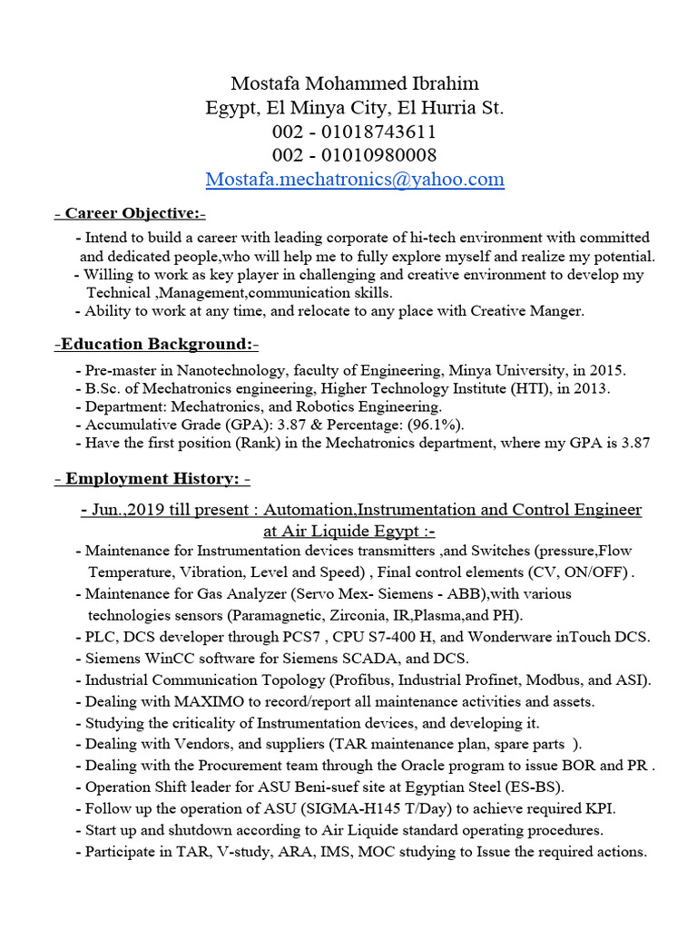 Mostafa Mohammed Ibrahim | PDF