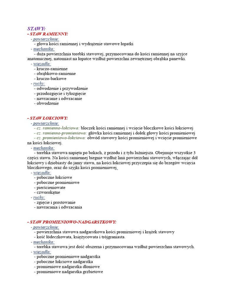 anatomia sesja odp | PDF