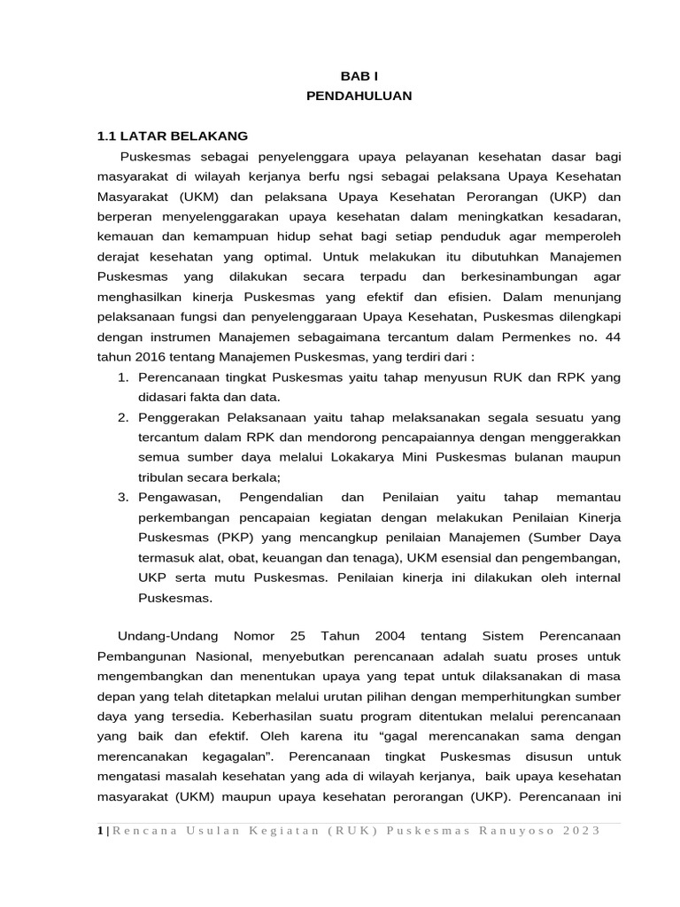 Ruk Bab Pendahuluan Penutup | PDF