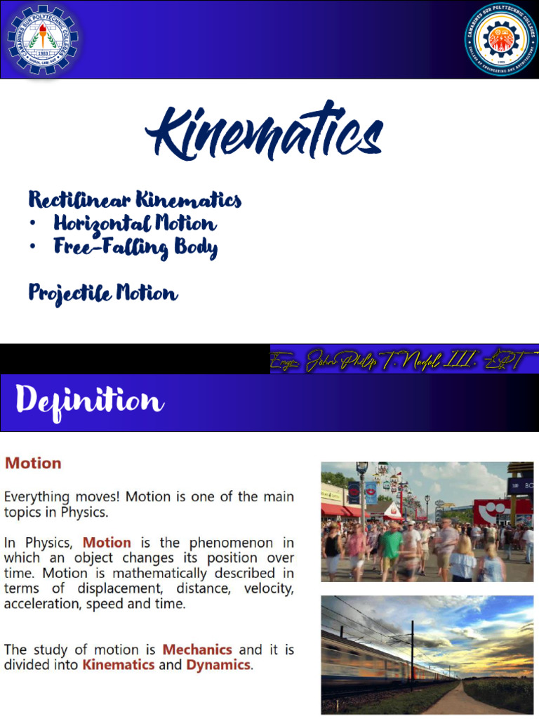 Kinematics | PDF