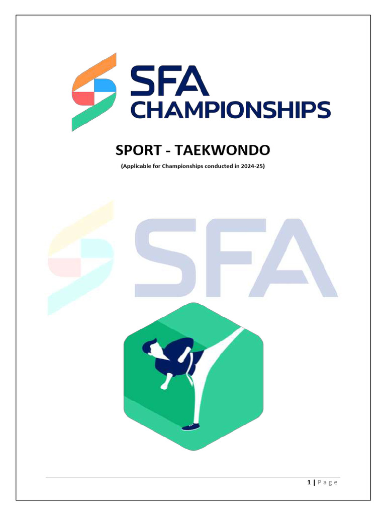 Taekwondo | PDF