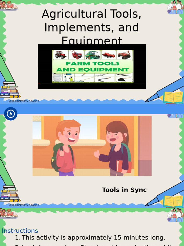 Tools in Agriculture | PDF