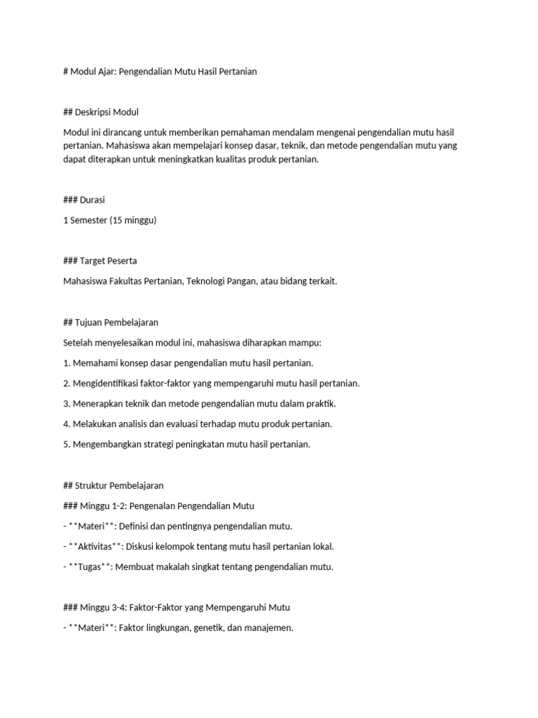 Contoh Modul Ajar DG AI | PDF