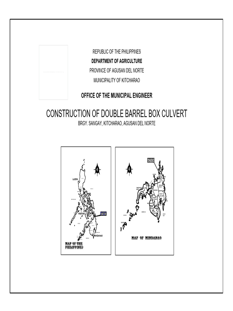 Construction of Double Barrel Box Culvert | PDF