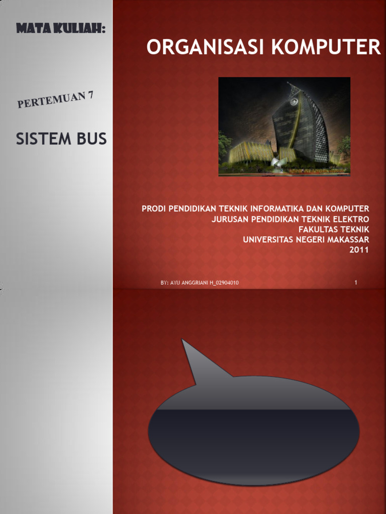Pertemuan 7 Sistem Bus | PDF