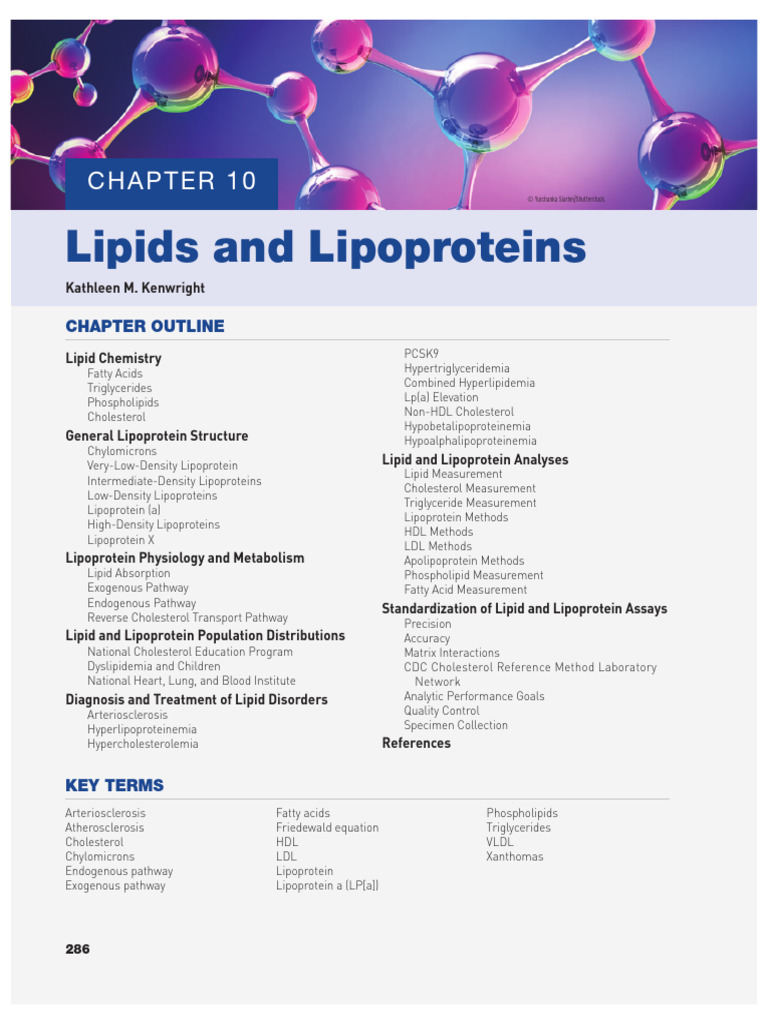 10 - Lipids & Lipoproteins | PDF