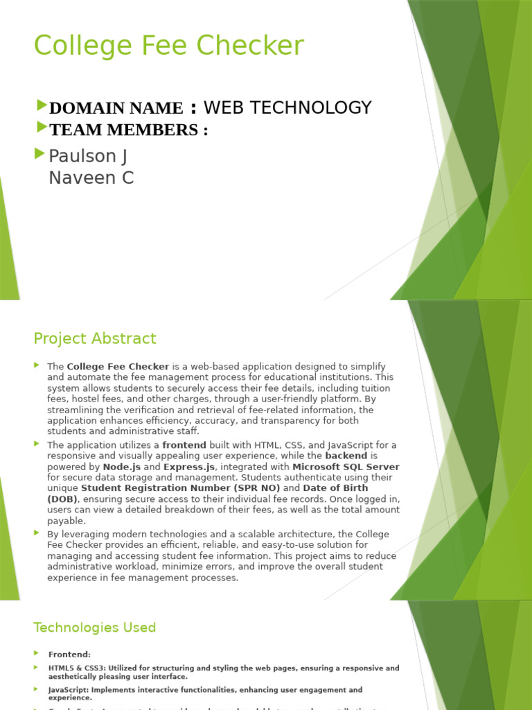 College Fee Checker | PDF