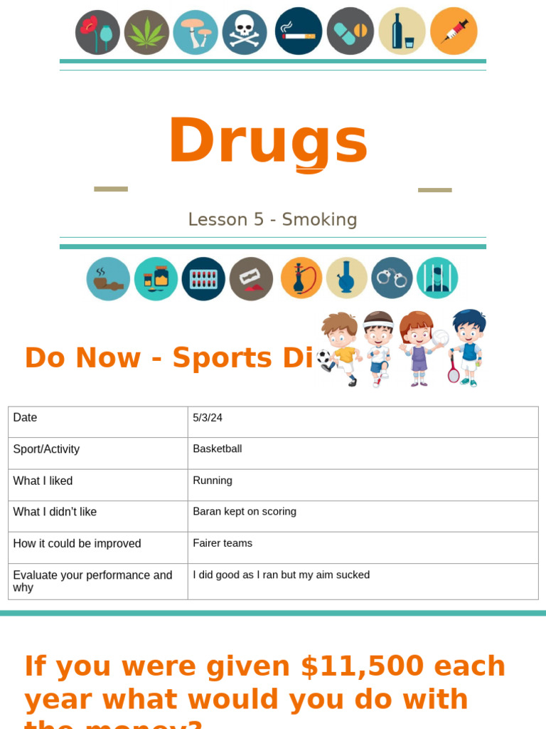 Lesson 5 - Smoking | PDF