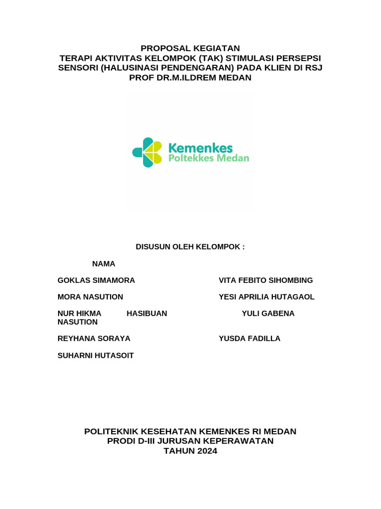 Tak RSJ Prof M Ildrem | PDF