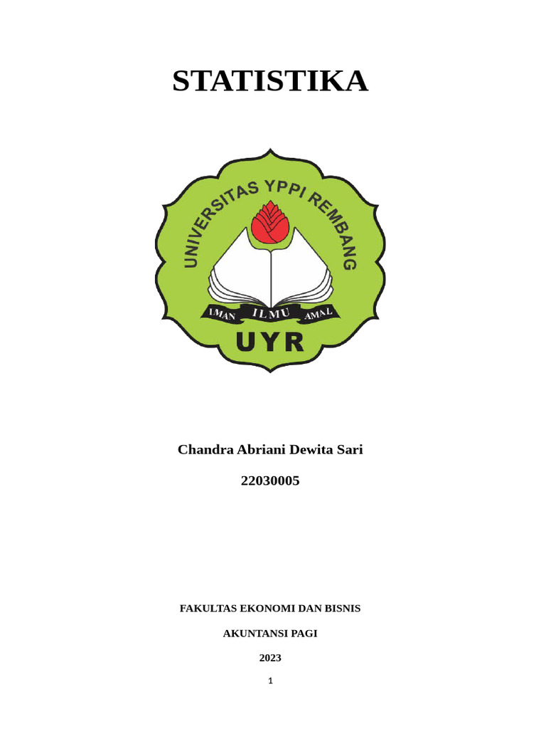 Pengantar Statistika Dasar | PDF