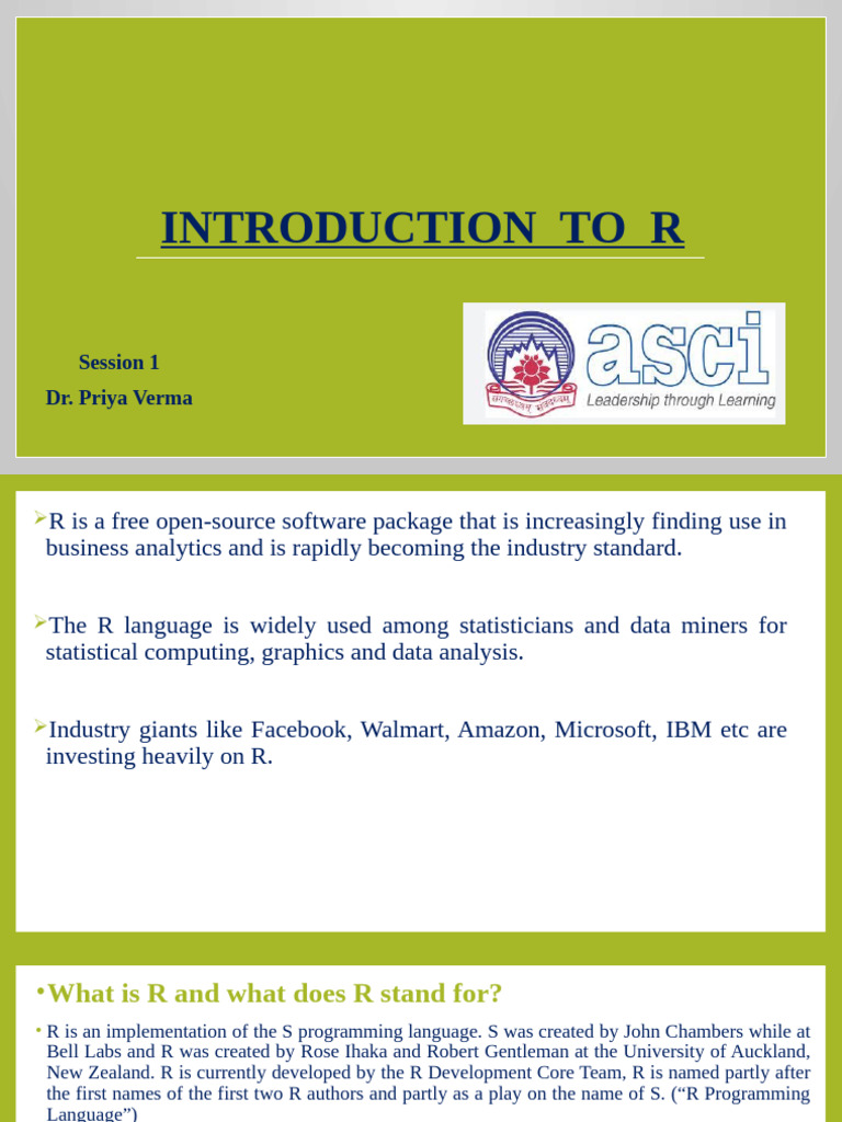 Session 1 | PDF
