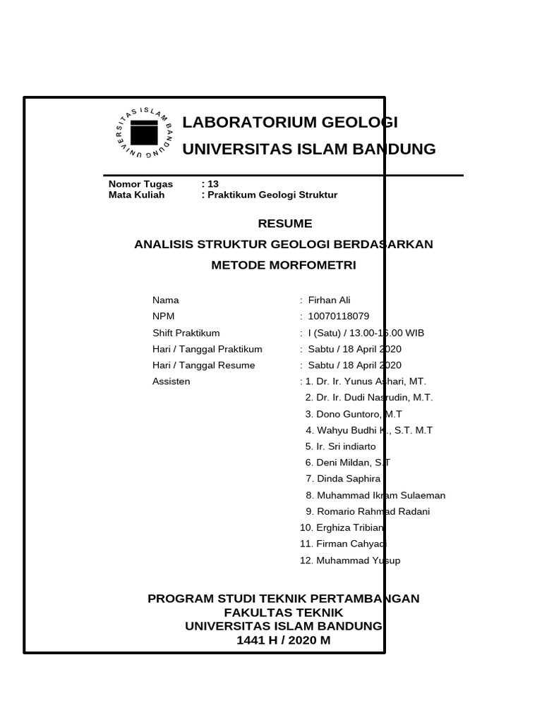 MORFOMETRI | PDF