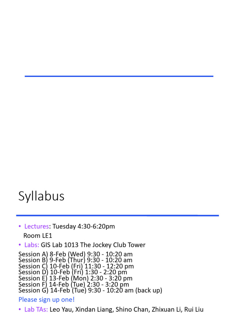 Lecture 1 Intro to mapping | PDF