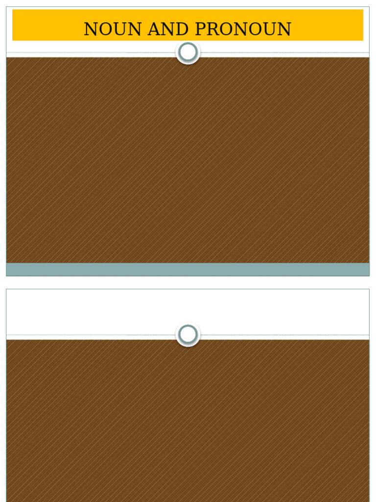 Noun and Pronoun 6 | PDF