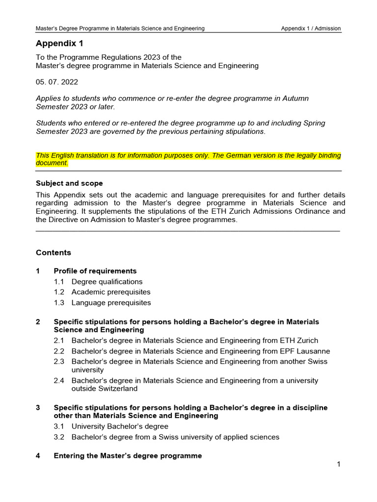 MSC - Materials Science and Engineering - Appendix | PDF