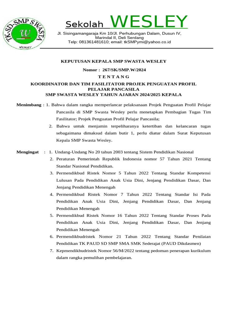 SK Tim P5 - WWW - Kherysuryawan.id | PDF