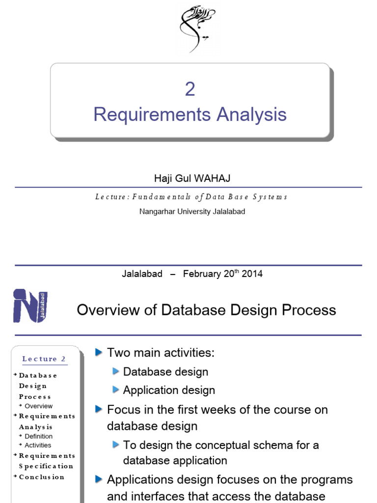 02-Requirements Analysis | PDF