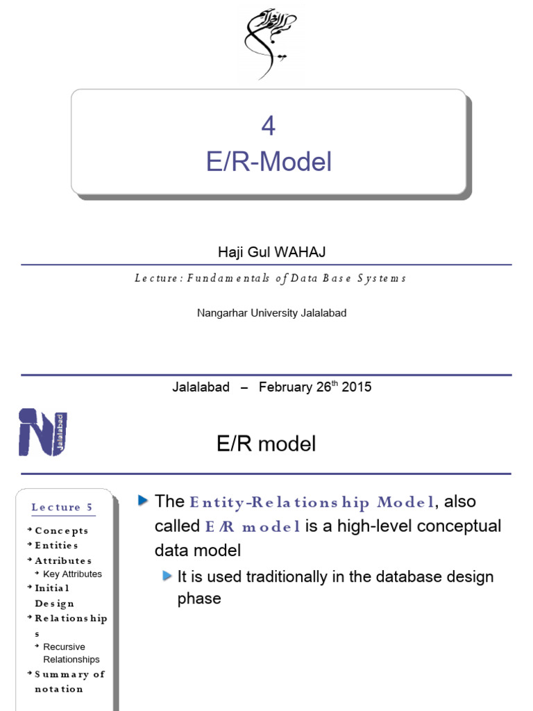 04-ER - Model | PDF