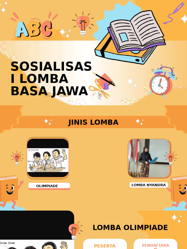 Sosialisasi Lomba | PDF