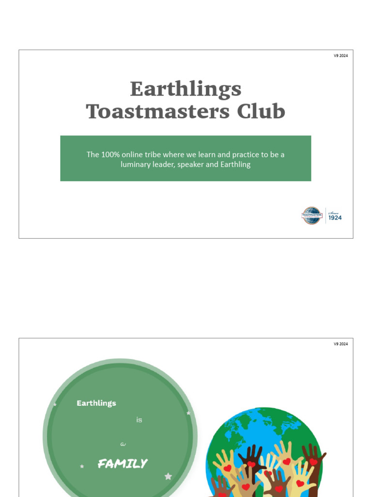 Earthlings History and Introduction 071824 | PDF