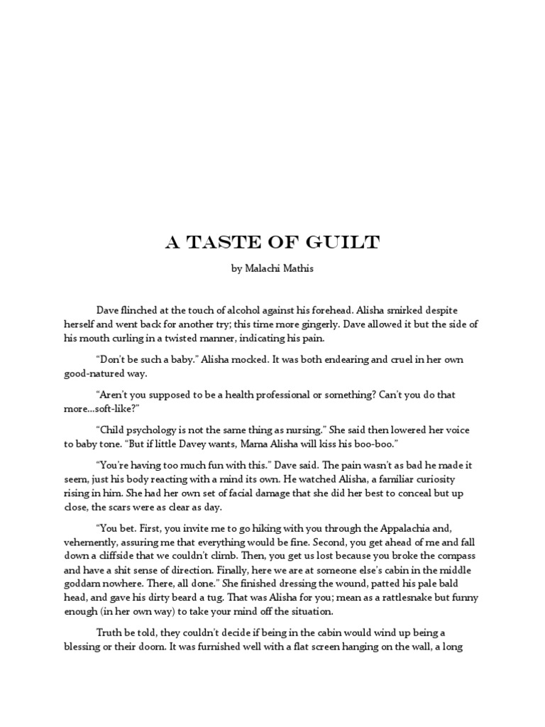 A Taste of Guilt | PDF