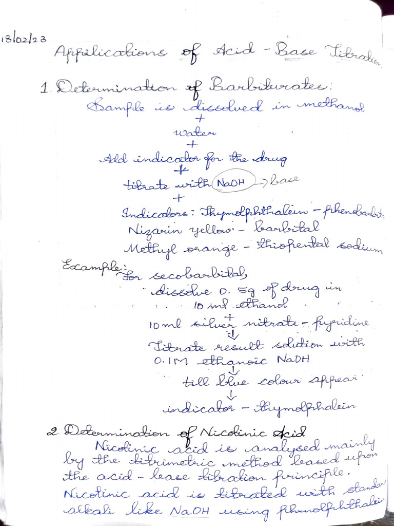 Analyse des acides et bases faibles | PDF | Composés chimiques ...