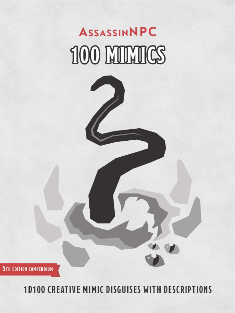 100 Mimics (Full Version) | PDF