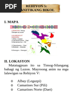 REHIYON 5 Rehiyon NG Bikol | PDF