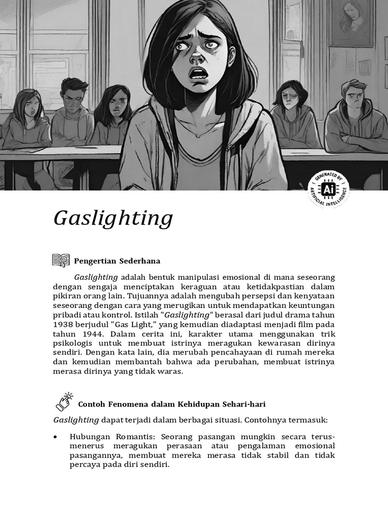 Lampiran Materi RPL BK - Gaslighting | PDF