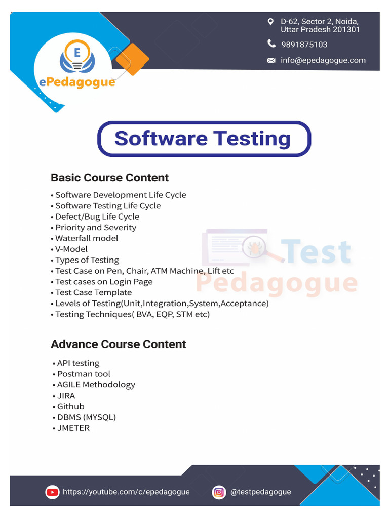 Software Testing Course | PDF