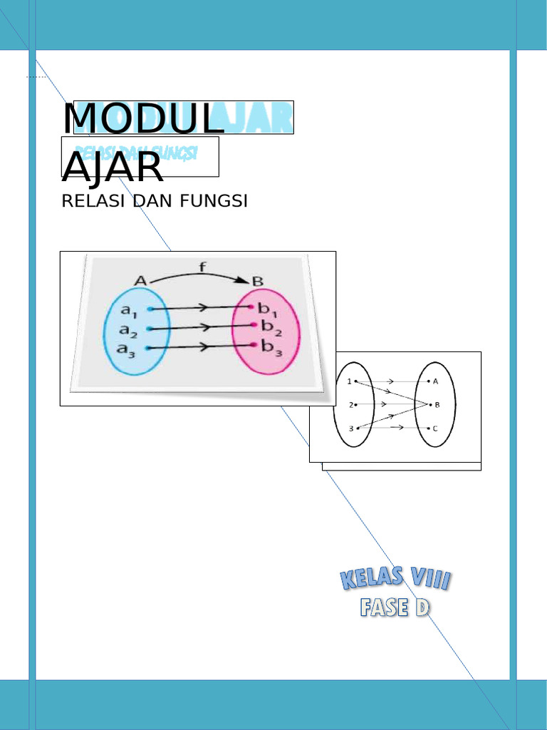 Modul Kelas VIII Relasi Dan Fungsi | PDF