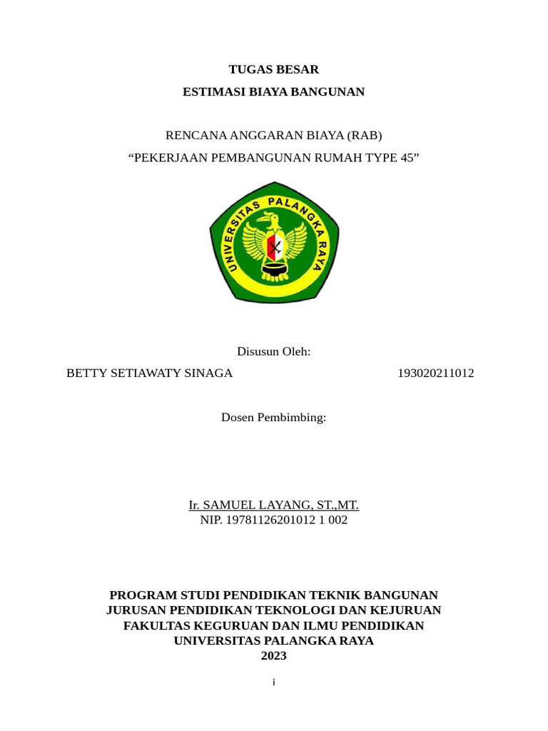 Laporan Tugas Besar | PDF
