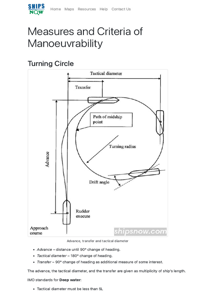 Measures and Criteria of Manoeuvrability | PDF