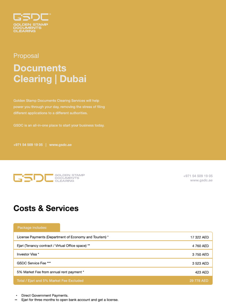 Documents Clearing Proposal | PDF