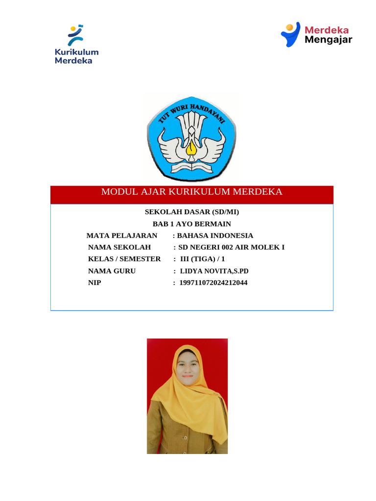 MODUL B INDO KLS 3 | PDF