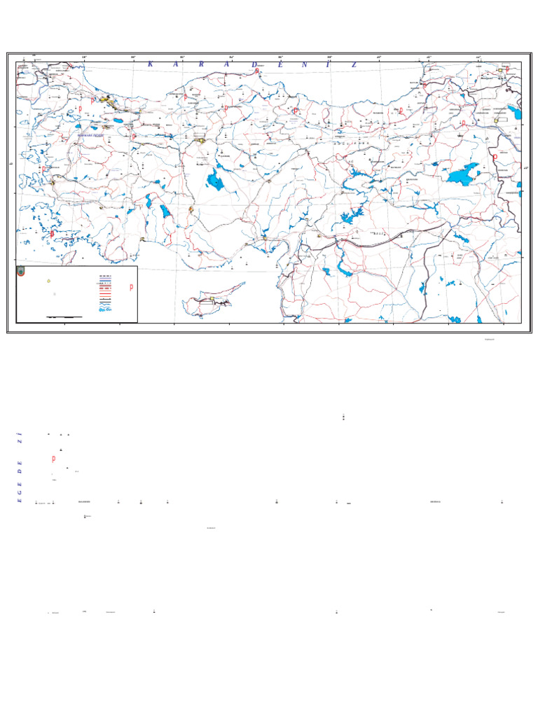 Turkiye Fiziki Haritasi 1721 | PDF