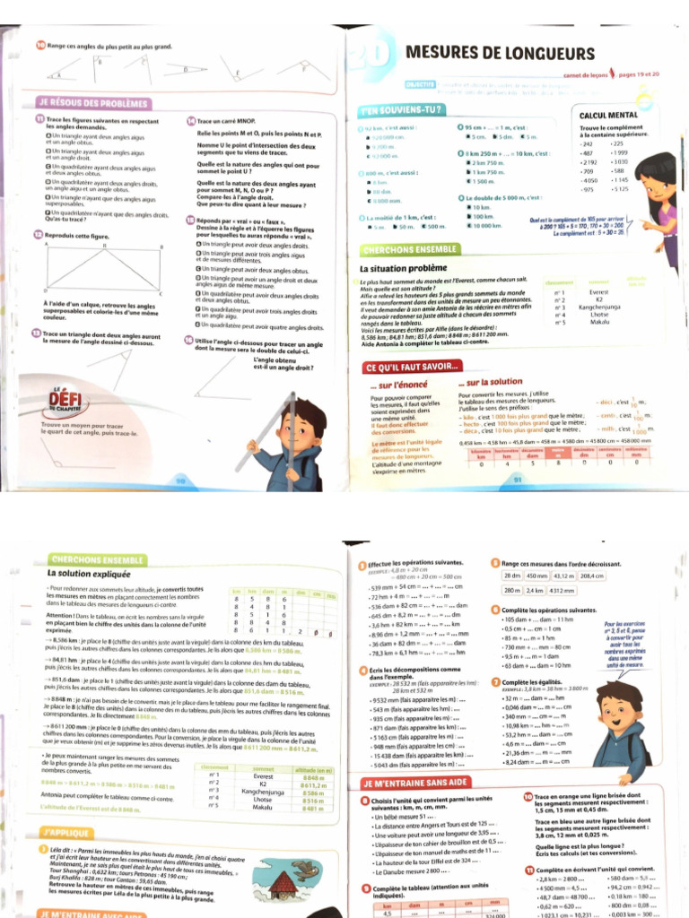 Compagnon Maths CM2 p90 À 129 | PDF